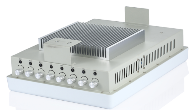 Άσπρη απόσταση μπλοκαρίσματος αναλογικών συσκευών κρυπτοφώνησης τηλεφωνικών σημάτων κυττάρων ανοξείδωτου 130m υλικό 1