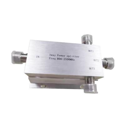 China 3 Way Power Divider/Splitter EST800-2500MHZ With High Power 150W for sale