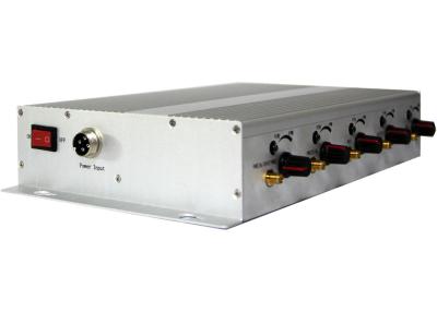 China 5 Antenna 3G Cell Phone Signal Jammer 6dBm With Remote Control for School for sale
