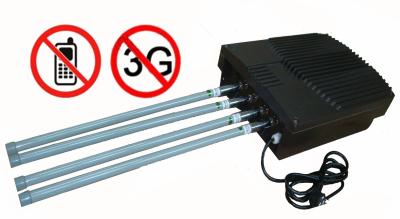 China CDMA / GSM 3G High Power Jammer Blocker EST-808LD For Conference Room for sale