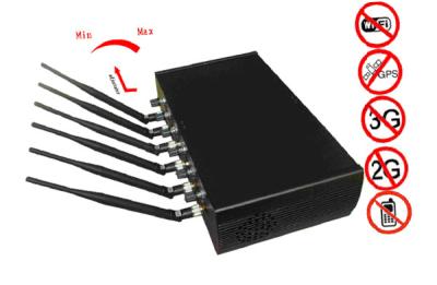 China 34dBm Mobile Phone Remote Control Jammer / Blocker EST-505F For School for sale