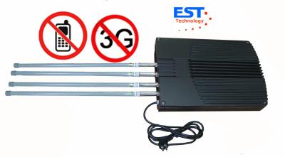 China CDMA / GSM 3G High Power Jammer Blocker EST-808LD For Conference Room for sale