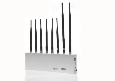 China 8 Antenna WIFI GPS Signal Jammer EST-808M With VHF / UHF For School for sale