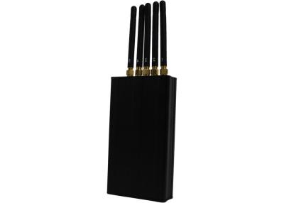China 4W 5 Antenna Portable Cell Phone Jammer WIFI / GSM / 3G With Dip Switches for sale