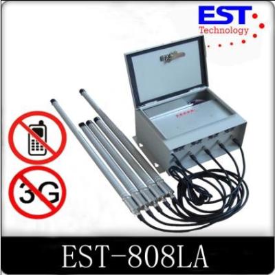 China jammer impermeável do poder superior 75W, jammer da prisão do telefone celular 2G/3G à venda