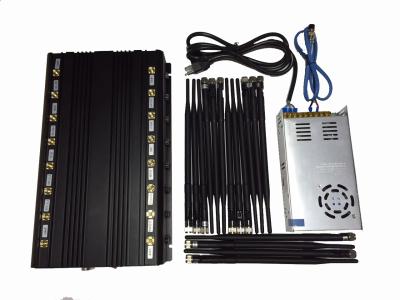 China 2 Watt Cell Phone Signal Jammer 16 Bands GSM CDMA 3G 4G GPS WiFi Signal EST-502F16 for sale