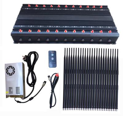 China 40M 2W 22 Antenna 5G Signal Jammer with Car Charging for sale