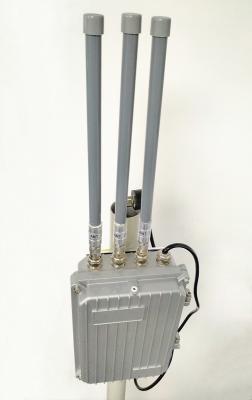 China Fixed 25W 500m Shielding Waterproof Drone Jammer 2500MHz for sale
