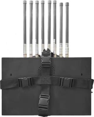 China Military Backpack GSM WIFI GPS Jammer Anti Drone UAV Jammer Prison for sale