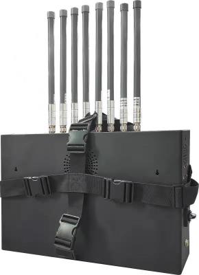 China Military Backpack GSM WIFI GPS Jammer Anti Drone UAV Jammer Prison for sale
