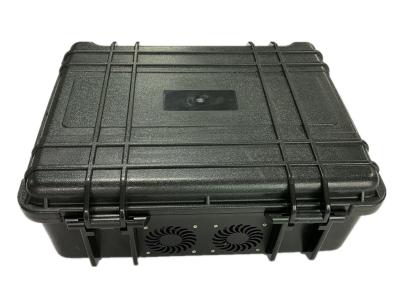 China 10 Bands Portable Mobile Signal Jammer 40 Meters Radius Adjustable Channels for sale