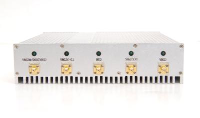 China UHF VHF 3G Mobile Phone Signal Jammer 25 Meters 8 Antenna Jammer for sale
