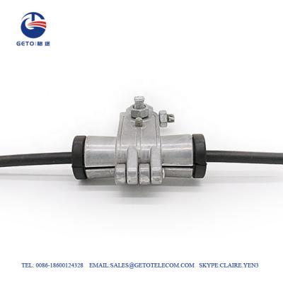 China Deployment ADSS Suspension Clamp 20mm Of Optical Fiber Tagent for sale