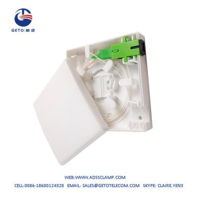 China Fiber Optic Terminal Box for FTTH FTTX Network Indoor Optical Cable Termination Distribution Box for sale