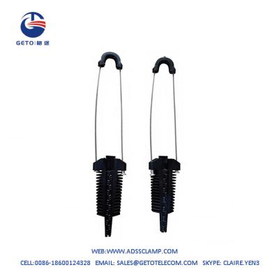 China Wedge Type PA66 Nylon Anchor Clamps, Self-locking Cable Anchor Clamp for ABC Cable for sale