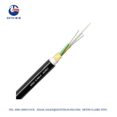 China El solo modo ADSS G657A 96 quita el corazón al cable de descenso plano del ITU en venta