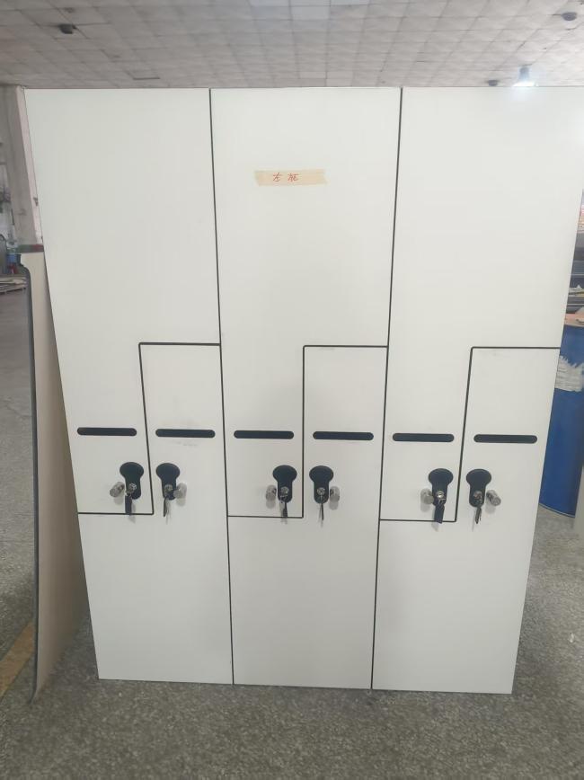 Full HPL Compact Laminate Sheet locker close-up