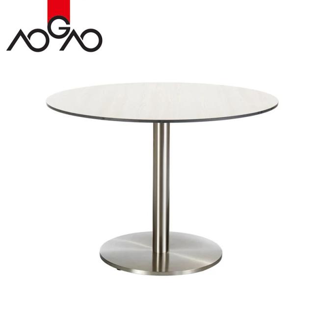 Close-up view of phenolic resin table surface