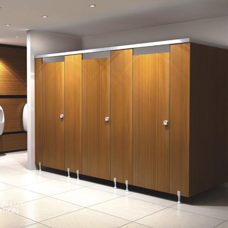 Quality Compact Laminate Toilet Cubicle Partition Public Shower Cubicle With Toilet for sale