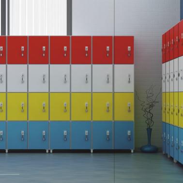 Quality Phenolic Compact Gym Room Lockers Wall Mounted Storage Locker Gym for sale