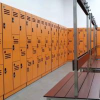 Quality Phenolic HPL Commercial Gym Lockers Stainless Steel Small Gym Lockers Waterproof for sale