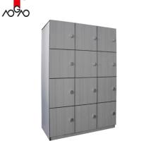 Quality 12mm Benches Hpl Locker Stainless Steel White Gym Lockers Cabinet for sale