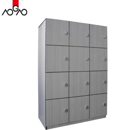 Quality 12mm Benches Hpl Locker Stainless Steel  White Gym Lockers Cabinet for sale