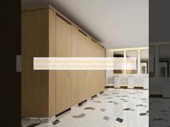 Wholesale Aluminum Honeycomb Composite Toilet Partition Panels In 18mm & 25mm For Commercial Spaces