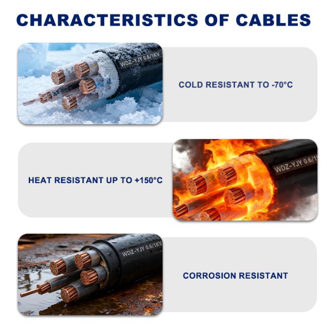 WDZ-YJY cable installation in conduit