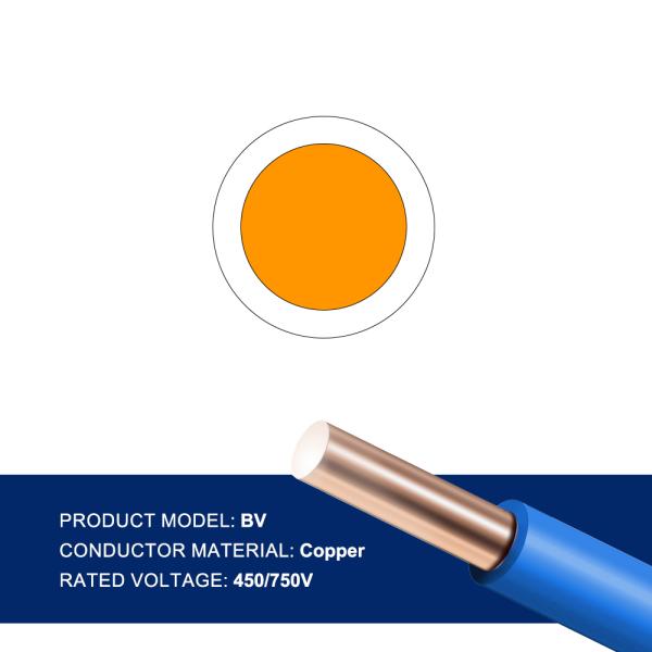 Quality CCC BV Single Core Copper PVC House Wire Electrical Building Wire Cable for sale