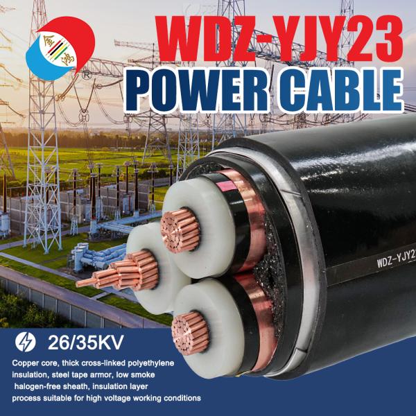 Quality Robust XLPE Industrial Power Cables 4 Core Medium Voltage Cable for sale