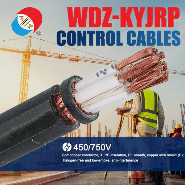 Quality XLPE Flexible Shielded Control Cable With Low Smoke Zero Halogen for sale