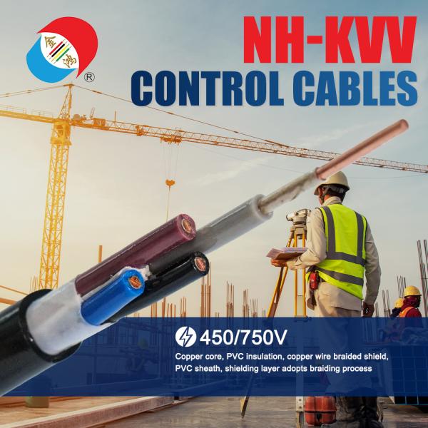 Quality NH-KVV Fire Rated Control Cable For Critical LV Control Circuits for sale
