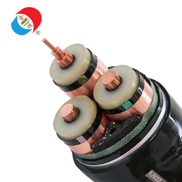 Quality 0.6/1kV YJV22 Cable Armoured Mains Cable For Ducts And Trenches for sale