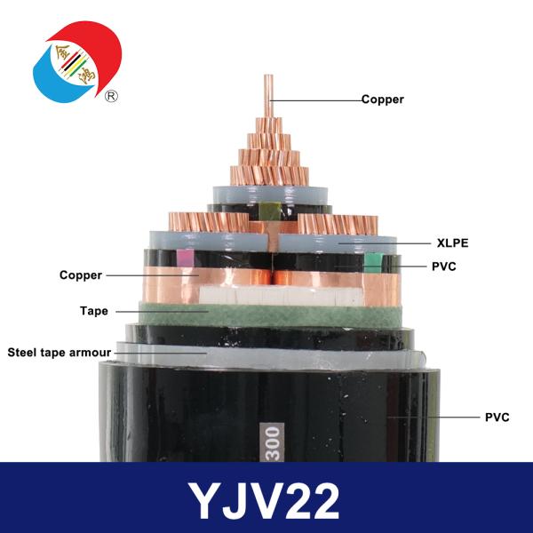 Quality Copper XLPE Armored Cable 0.6/1kV Underground LV Armoured Cable for sale