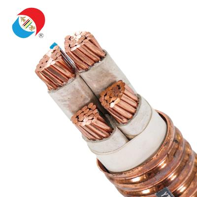 China Flame Retardant PVC Insulated Cable Designed Power Transmission Mechanical Durability for sale