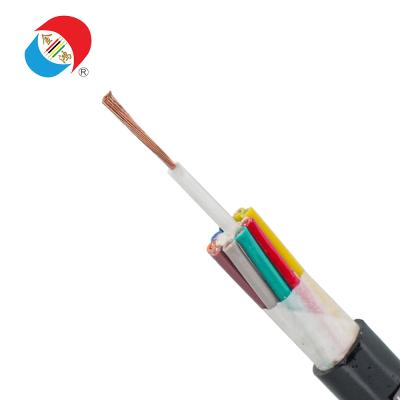 China KVVR Flexible Multi-Core Control Cable for Robotic Arms & Moving Machinery 450/750V PVC Insulated for sale