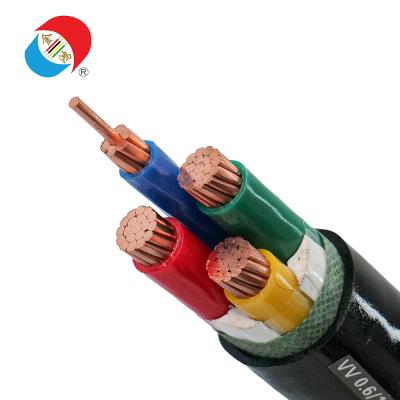 China VV Medium Voltage Cable 6KV PVC Insulated Fixed Electrical Distribution Networks for sale