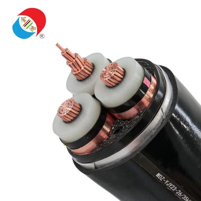 China WDZ-YJY23 Armored Medium Voltage Power Cable Unmatched Mechanical Protection with Enhanced Fire Safety for sale