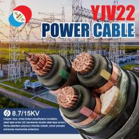 China YJV22 Medium Voltage Cable High-Performance Secure Underground Industrial Distribution for sale