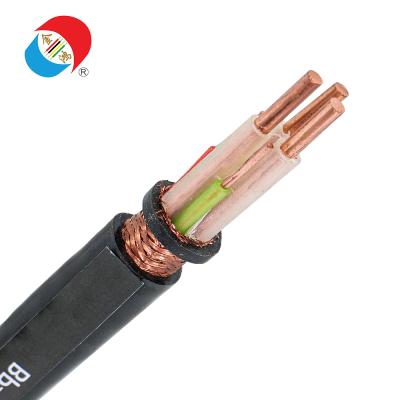 China BPYJVP Symmetrical Double-Shielded VFD Variable Frequency Drive Cablefor Inverter-Motor Connection, Strong EMI Suppression & Industrial Electromagnetic Compatibility Layout for sale