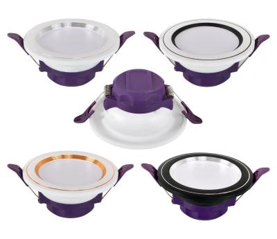 China high quality and cheap aluminum indoor ceiling led downlight parts shells for sale