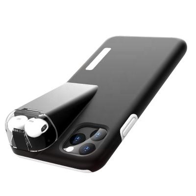 China 2 in 1 For case iphone x/xs/xr/11/11 pro/11pro max Coque cases for iphone with airpods charge phone case iphone cover for sale