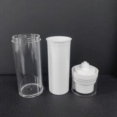 China Capacity 50ml-120ml Airless Pump Bottle In White Black Transparent for sale