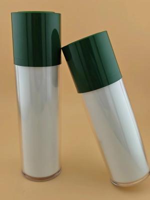 China 80ml 100ml Essence Cream Airless Lotion Round Bottle For Customization for sale