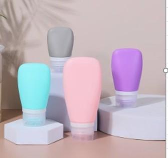 Cina Proof Leak Portable Shampoo vuoto taglia di viaggio bottiglie di silicone contenitore di crema in vendita