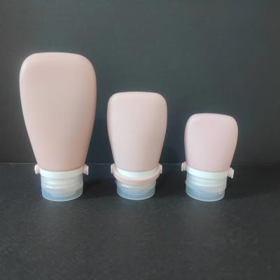 Cina Proof Leak Portable Shampoo vuoto taglia di viaggio bottiglie di silicone contenitore di crema in vendita