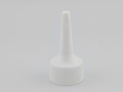 Cina Copertura del distributore di bottiglie in PP 24 mm Capo a vite di chiusura a nastro bianco in vendita