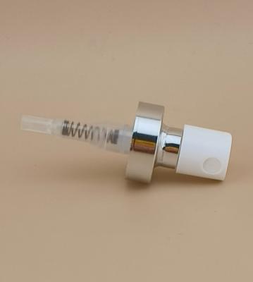 China K402-2 Pulverizador de botón de plástico plateado para perfumes Certificado ISO9001/ISO14001 en venta