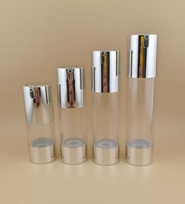 China Gepersonaliseerde luchtloze plastic fles JJ33-2 voor cosmetische CRC mogelijk Te koop
